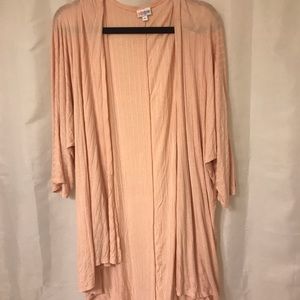LuLaRoe | Sweaters | Lularoe Large Lindsay Light Pink | Poshmark